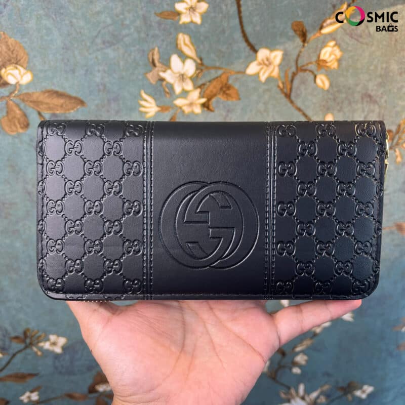 Gucci Long Wallet Black Color | Buy Now at Cosmic Bags
